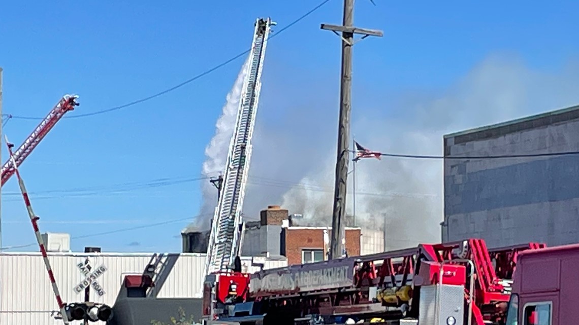 Large warehouse fire in North St. Louis | ksdk.com