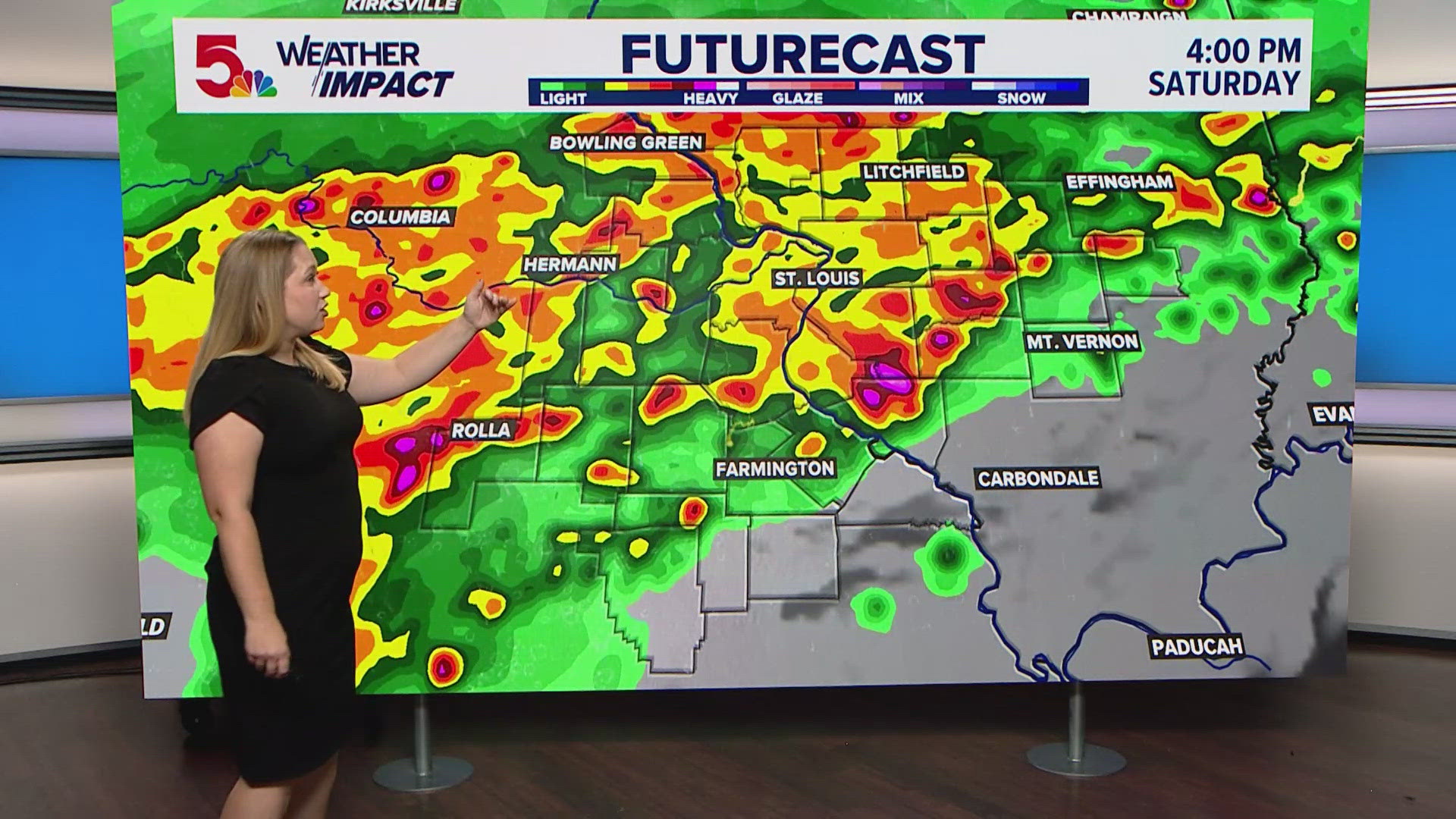 Where and when storms will hit St. Louis on Saturday | ksdk.com