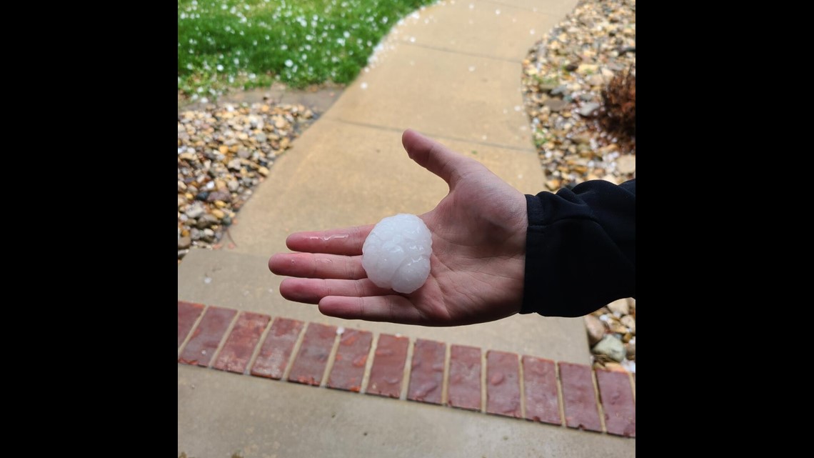 Hail leaves damage in St. Louis area | ksdk.com