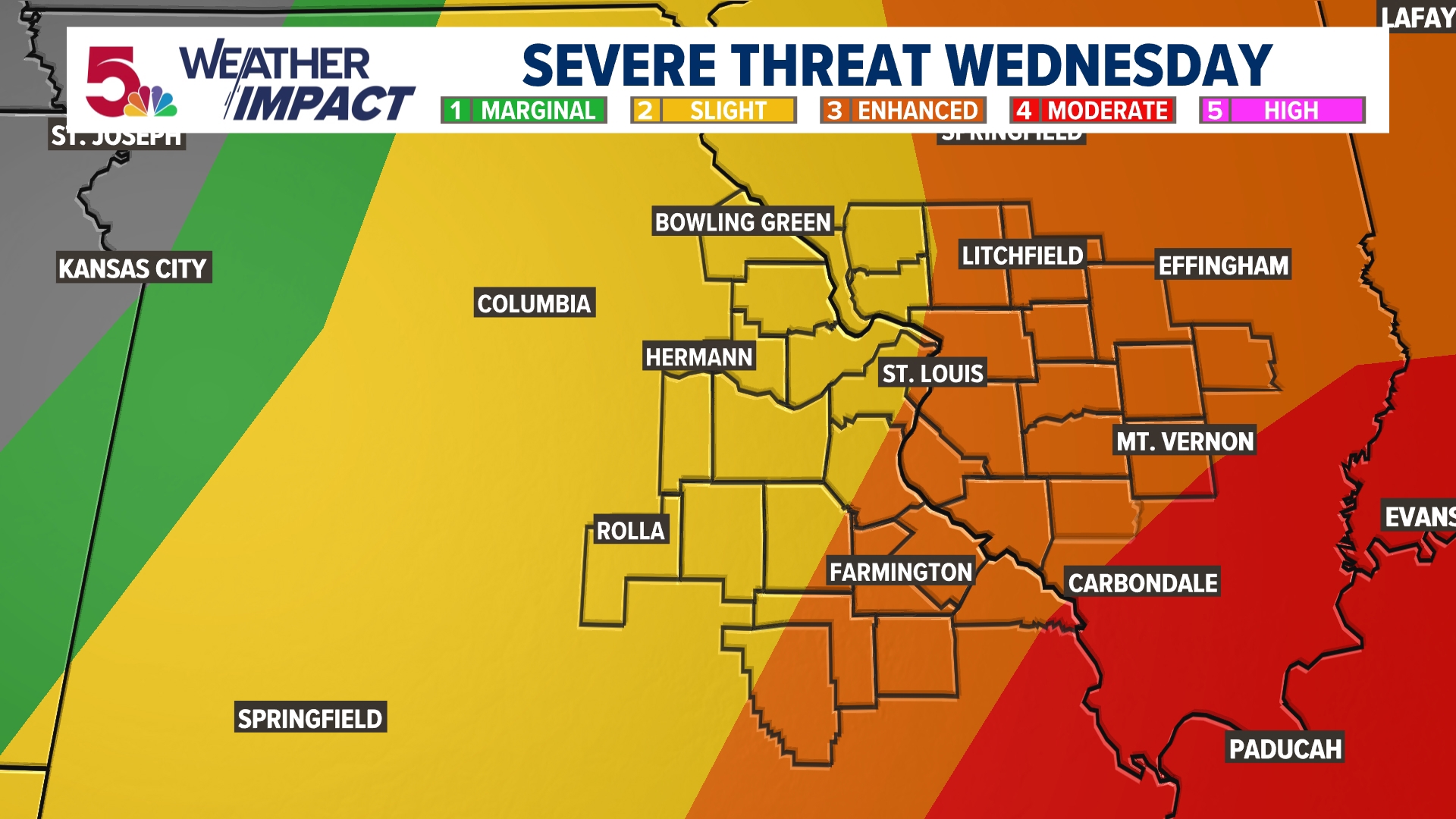 More severe weather expected Wednesday in St. Louis | ksdk.com