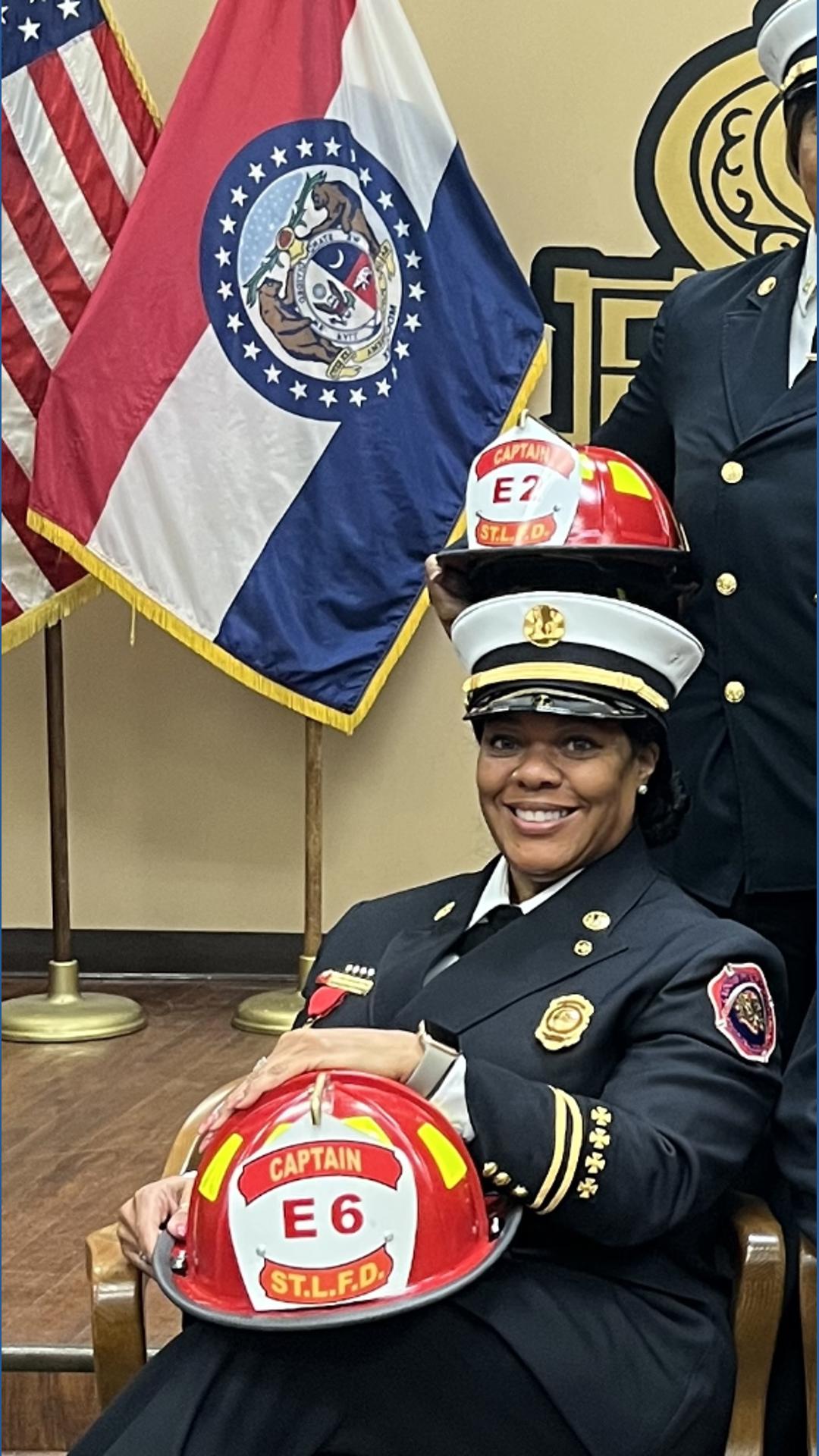 Five St. Louis firefighters earn historic promotion | ksdk.com