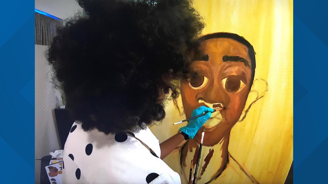 St. Louis artist empowering Black community with portraits | ksdk.com