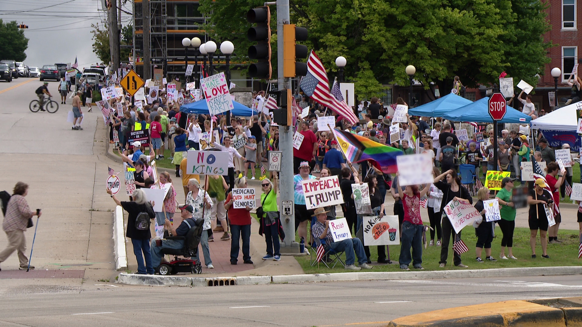 'We're just fighting for a better future:' Dozens of 'No Kings ...