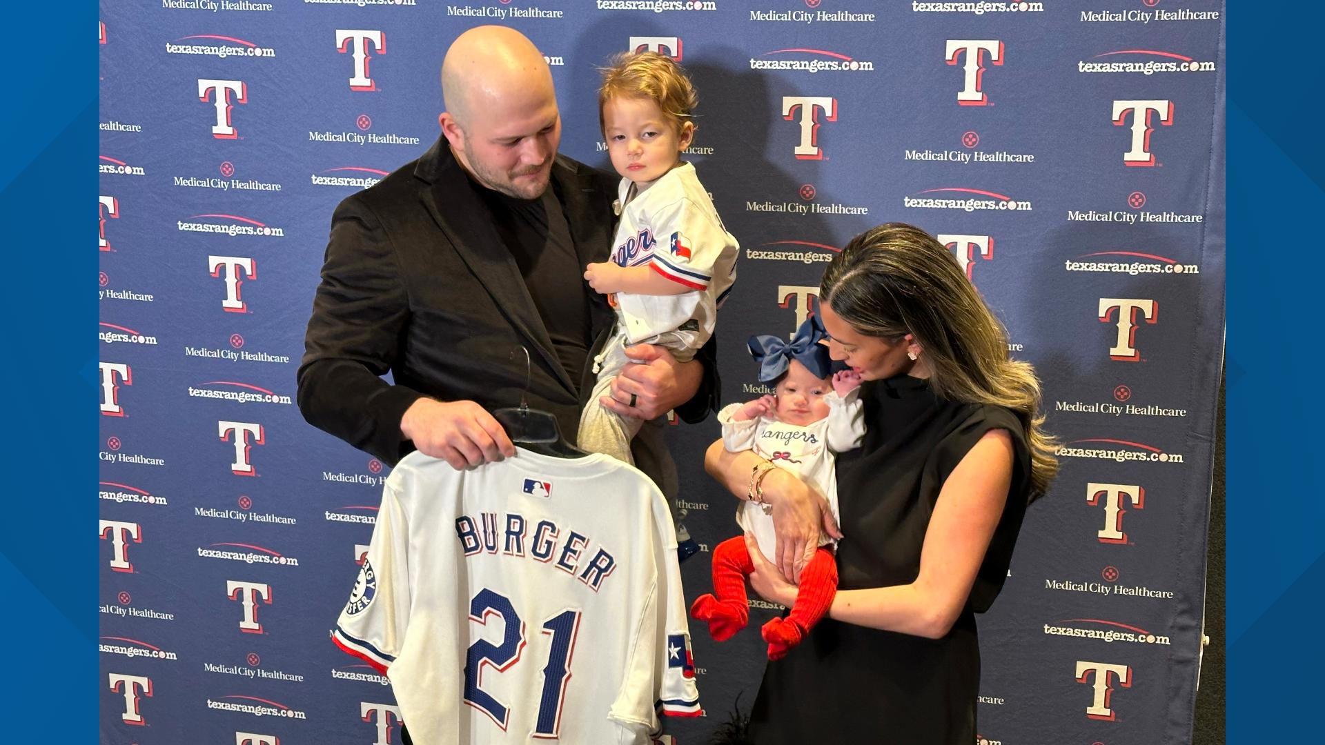 St. Louis native Jake Burger wears No. 21 with Texas Rangers to honor ...
