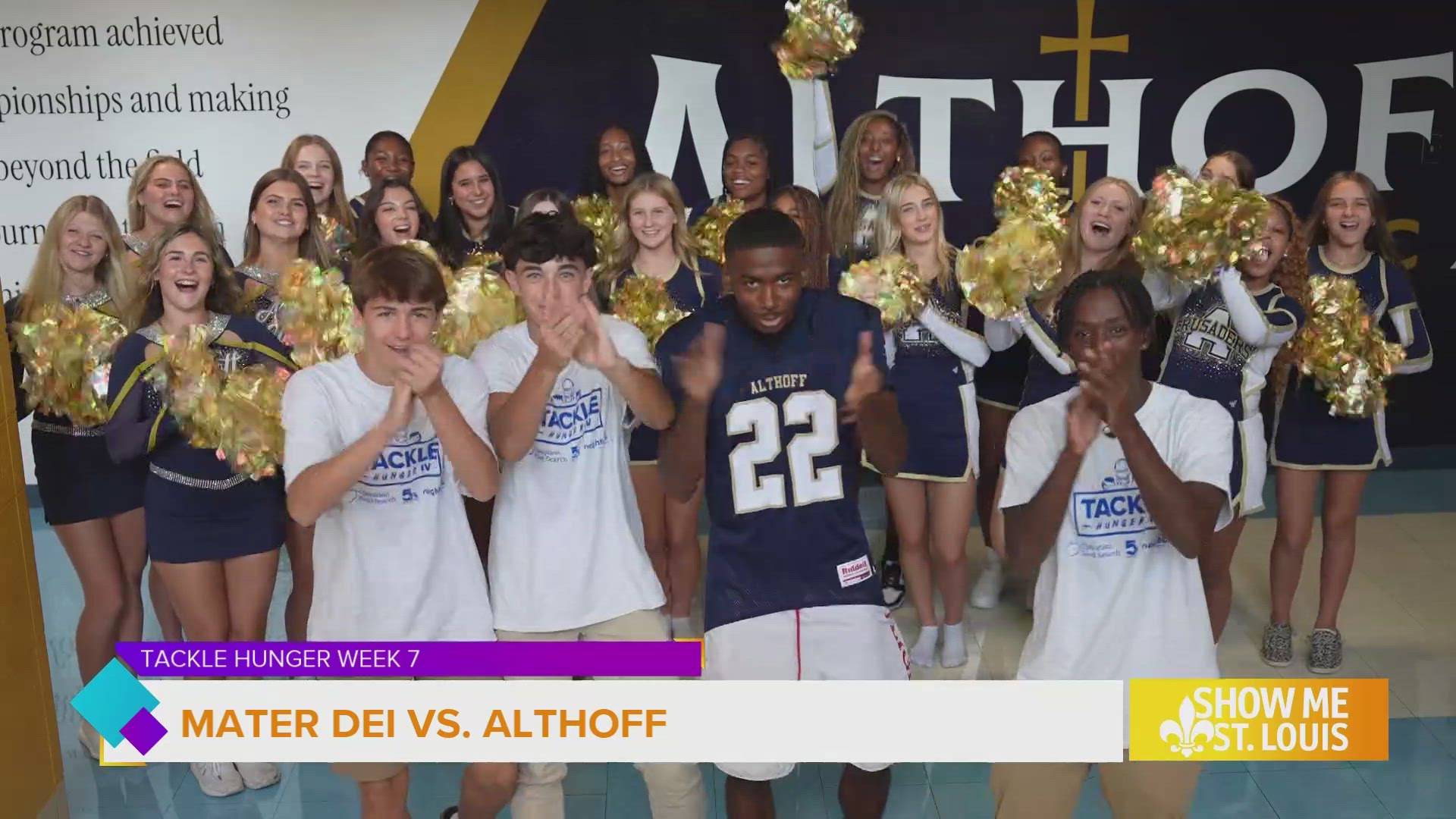 Mater Dei and Althoff Rivalry Fuels 'Tackle Hunger' Drive | ksdk.com