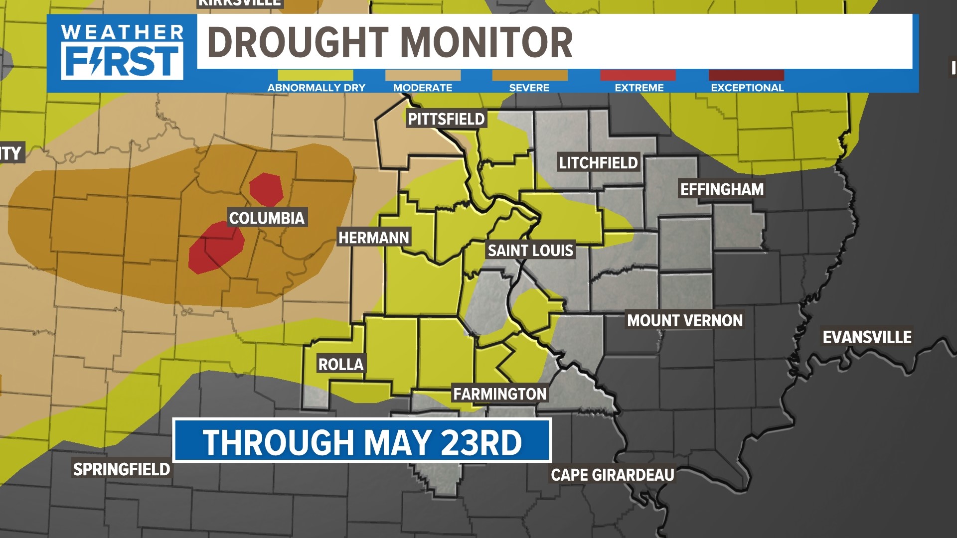 Rain remains rare in St. Louis area as drought sets in | ksdk.com