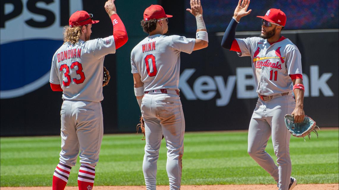 Cardinals complete 3-game sweep of Guardians with 7-0 victory | ksdk.com