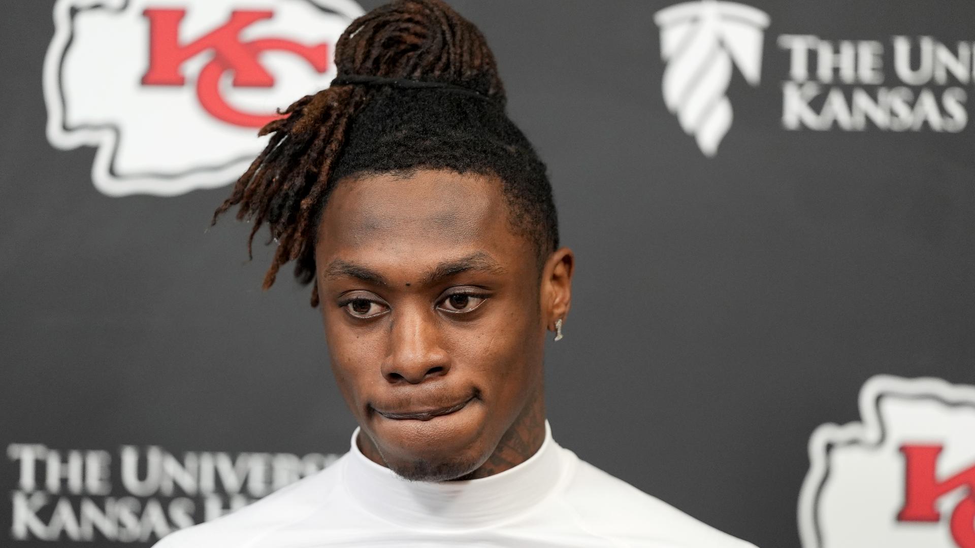 Chiefs' Xavier Worthy arrested on felony domestic violence charge ...