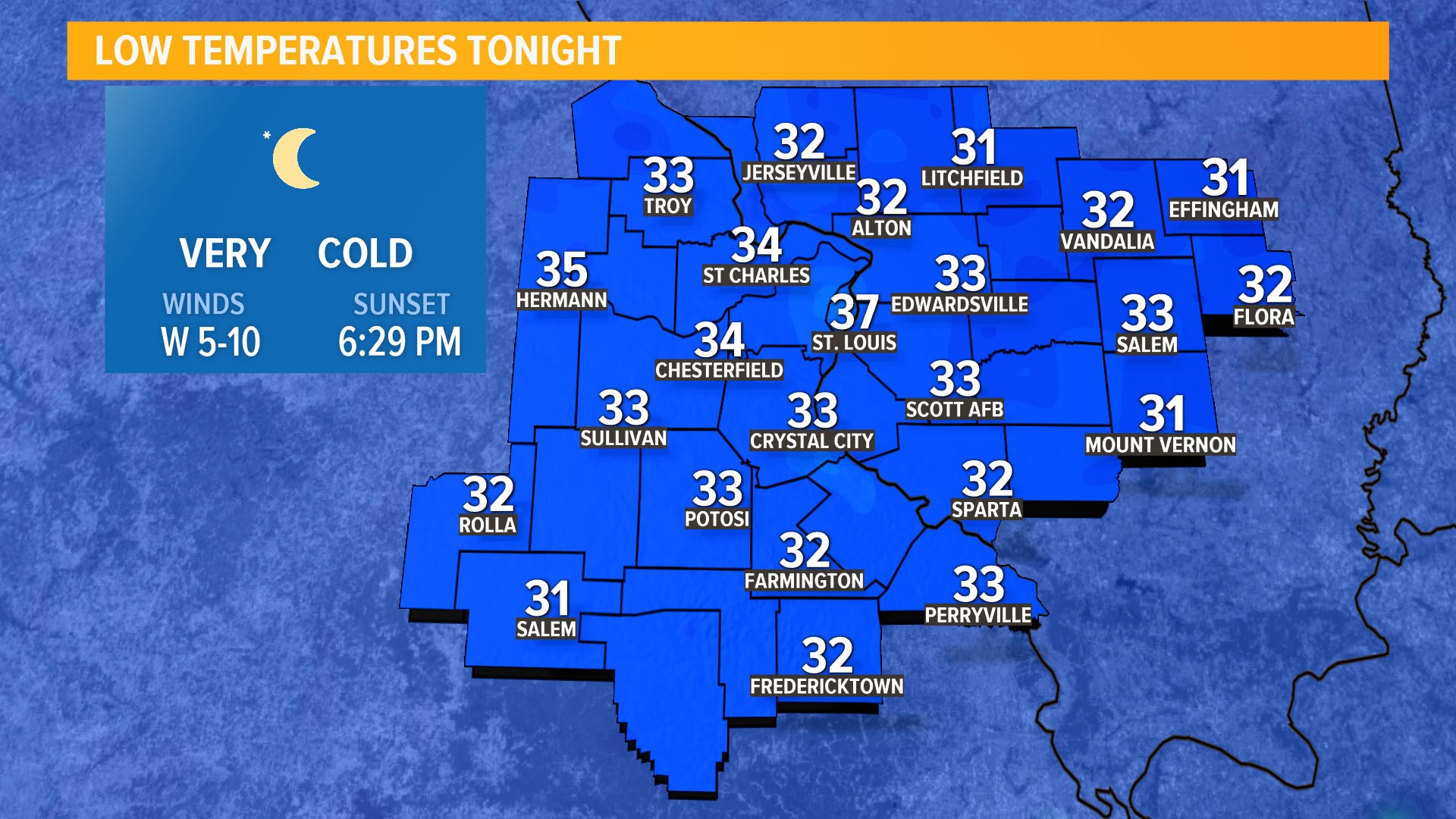 STL Weather | Rain in the morning, cold temperatures Friday night ...