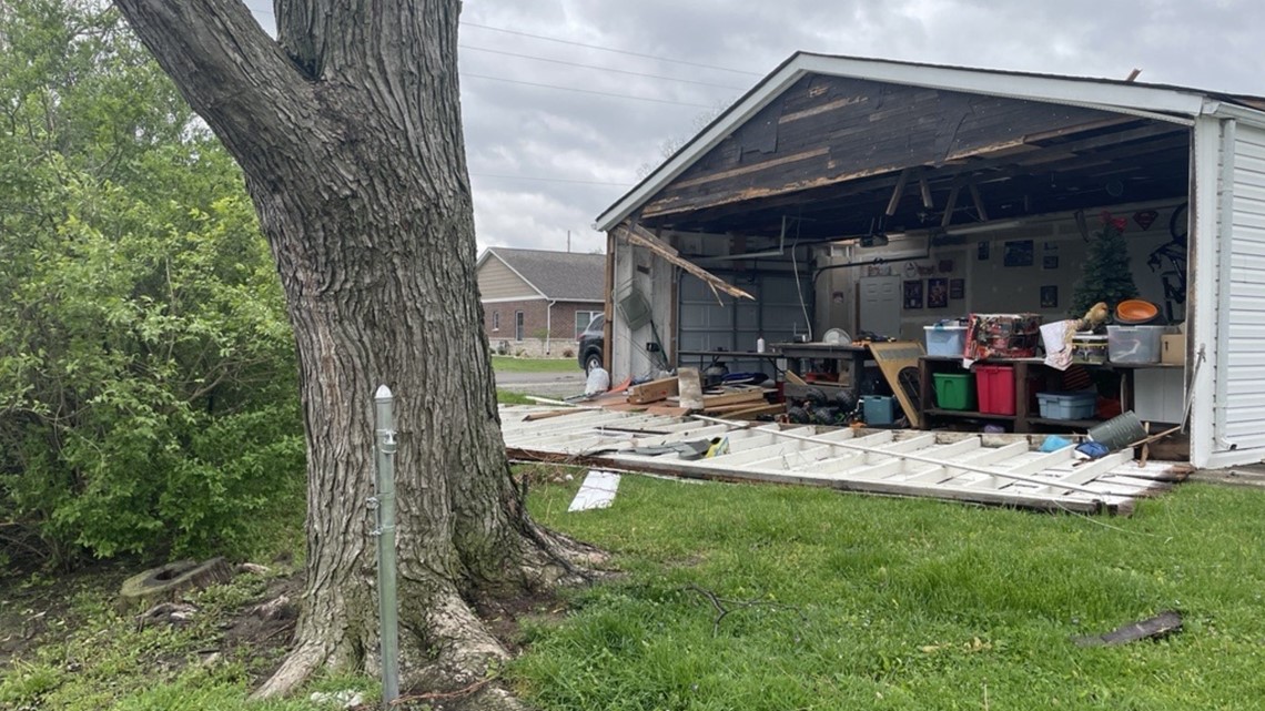 Serious storm damage left behind in Hecker, Illinois | ksdk.com