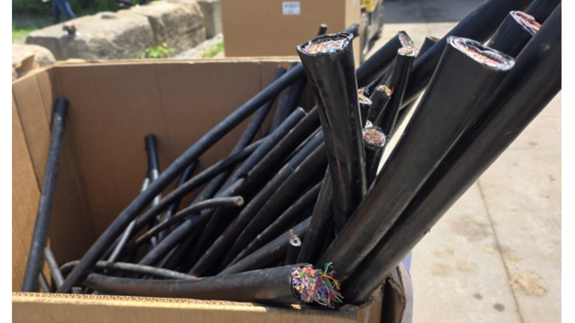 St. Louis police recover 1,000 lbs of stolen utility wire | ksdk.com