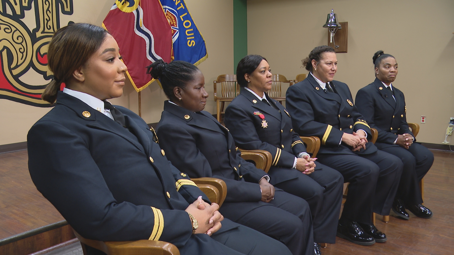 Five Black women make history as St. Louis firefighters rise to captain ...
