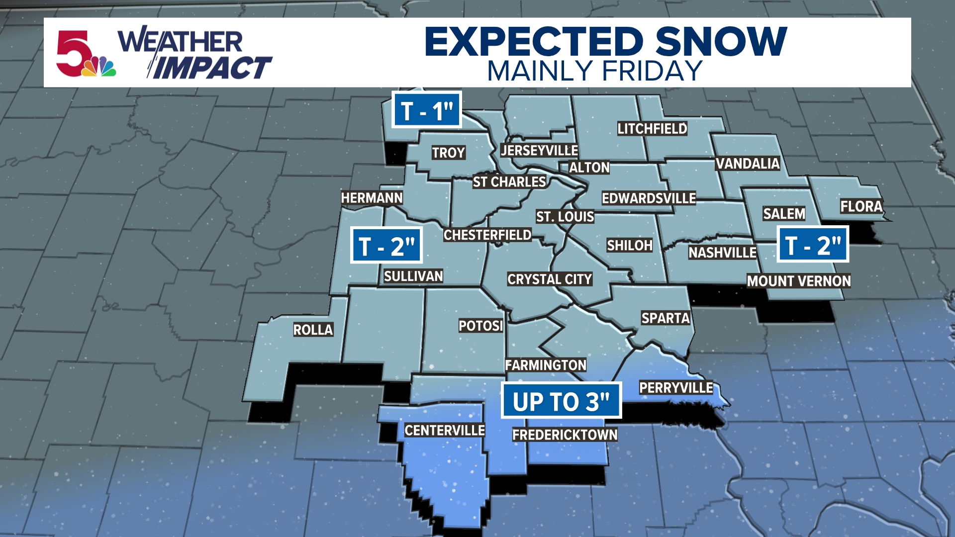 More snow expected Friday in St. Louis region | ksdk.com