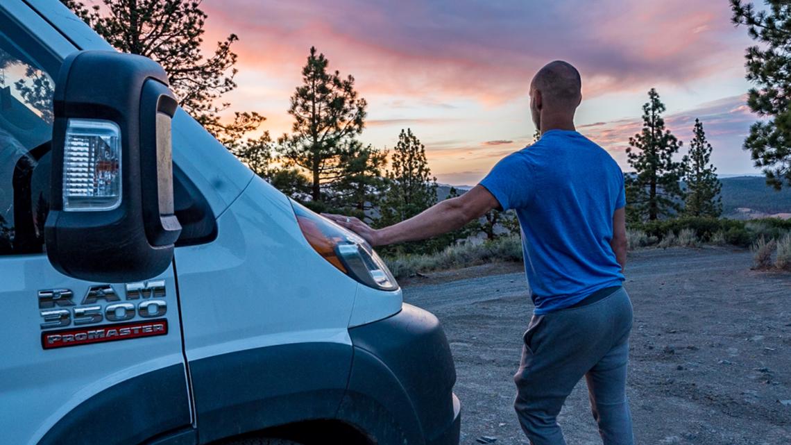 Couple explains what it's really like living in a van on the road ...