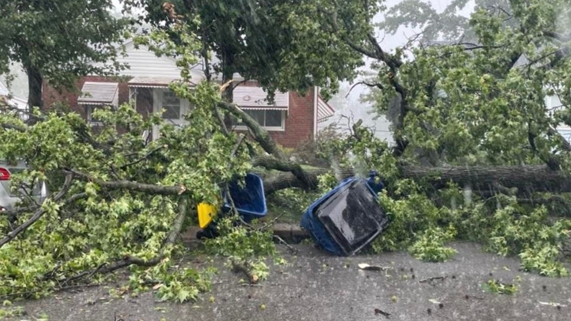 Photos: Strong storms causing damage in St. Ann | ksdk.com