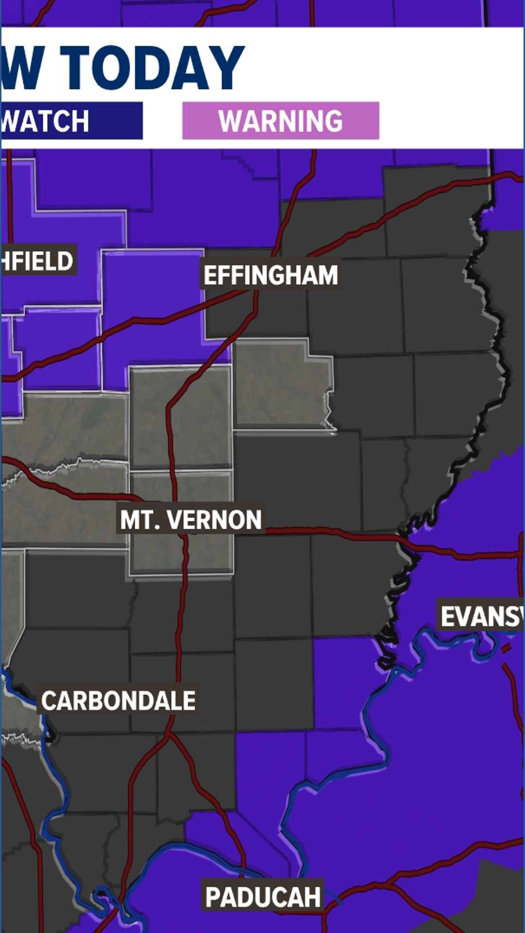 Weather Impact Alert: Snow for Monday afternoon, evening | ksdk.com