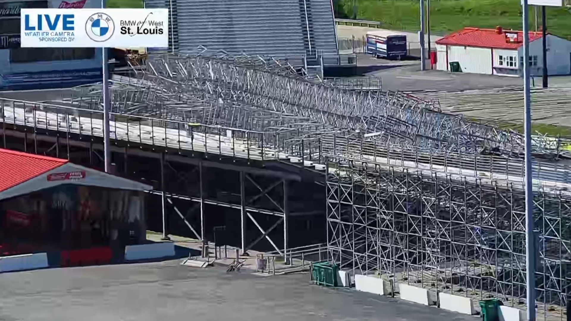 Events canceled at WWT Raceway after storms damage grandstands | ksdk.com