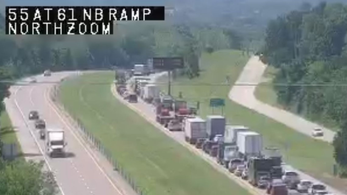Both directions of I-55 closed in Jefferson County due to crash | ksdk.com