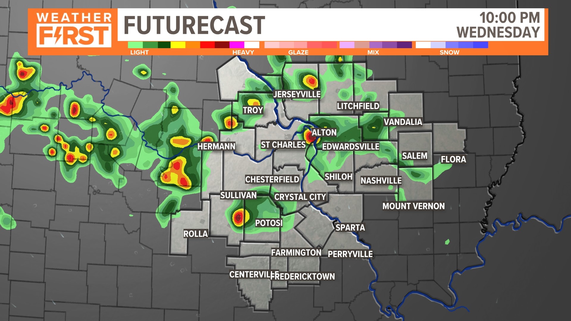 St. Louis expecting heat, humidity, strong storms and heavy rain | ksdk.com