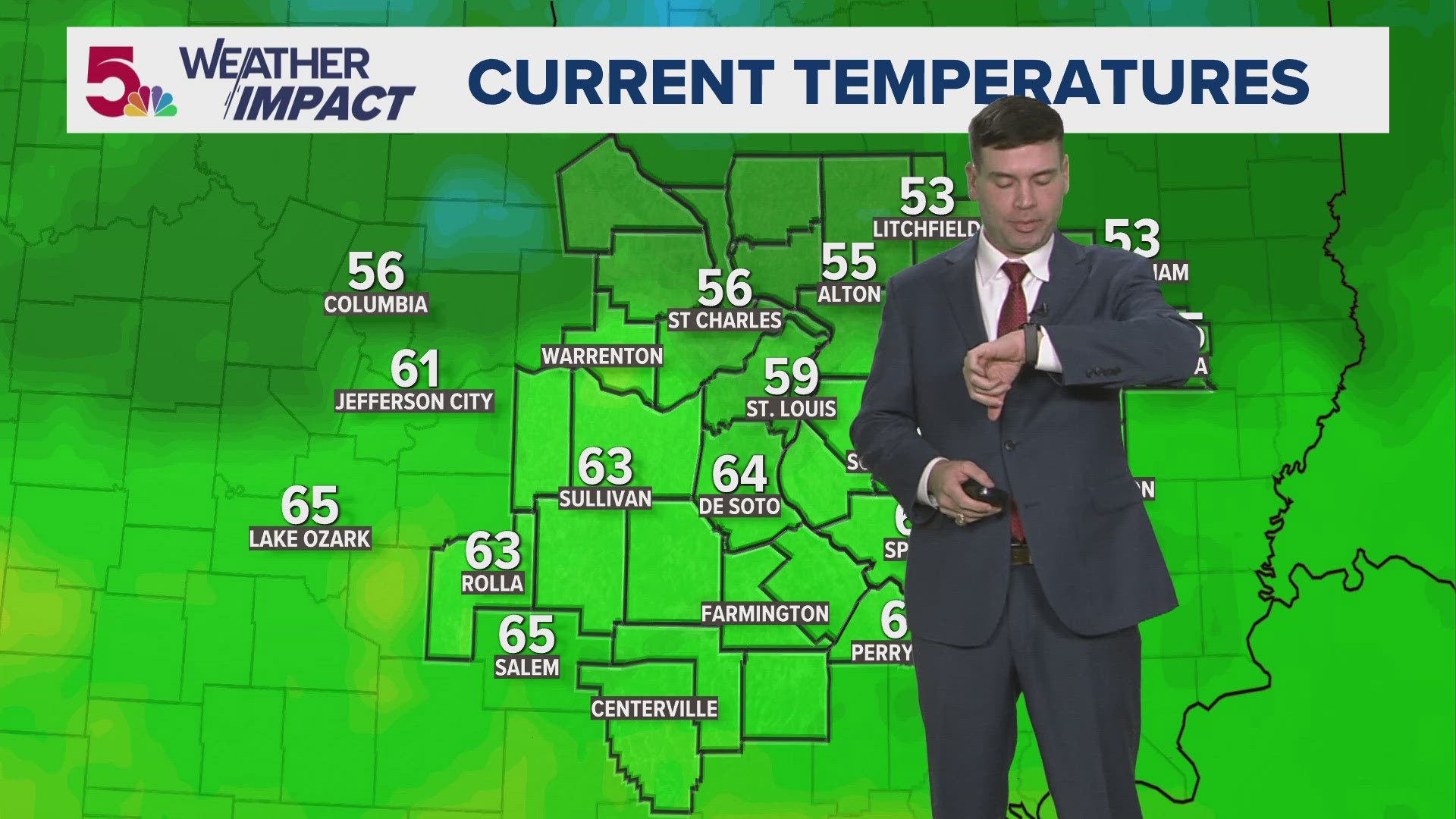 St. Louis area temperatures about 20 degrees above normal | ksdk.com