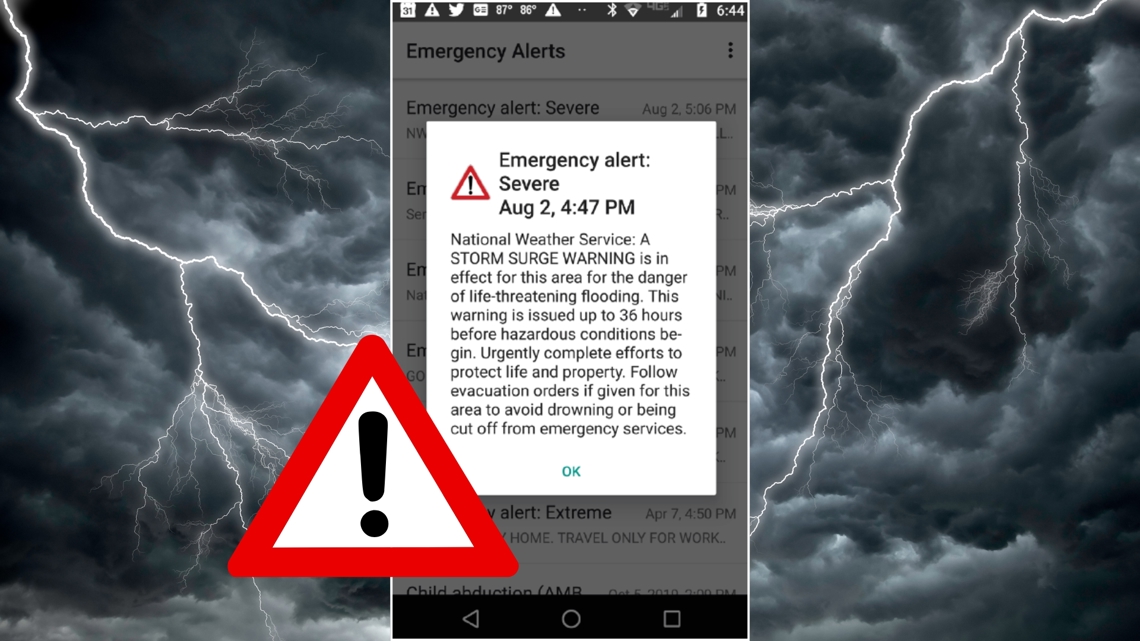 Emergency weather phone alerts: What they mean, how to turn them on | ksdk.com