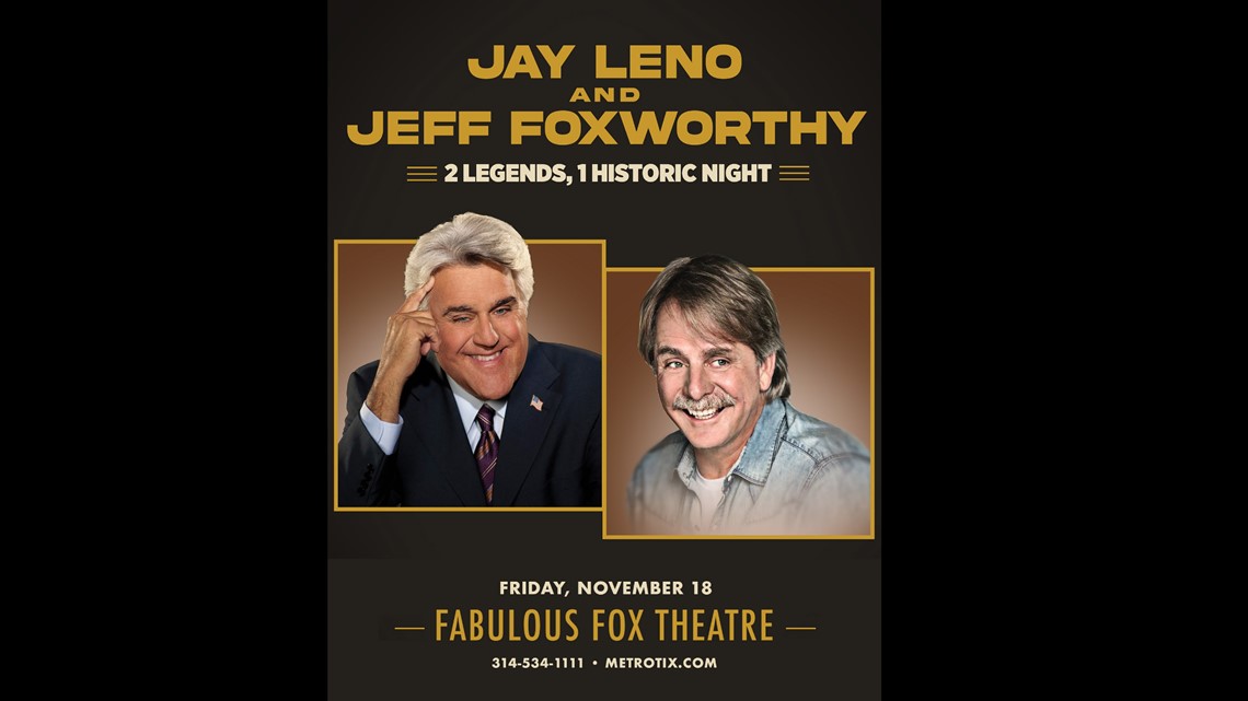 Enter for your chance to win tickets to see Jay Leno and Jeff Foxworthy ...