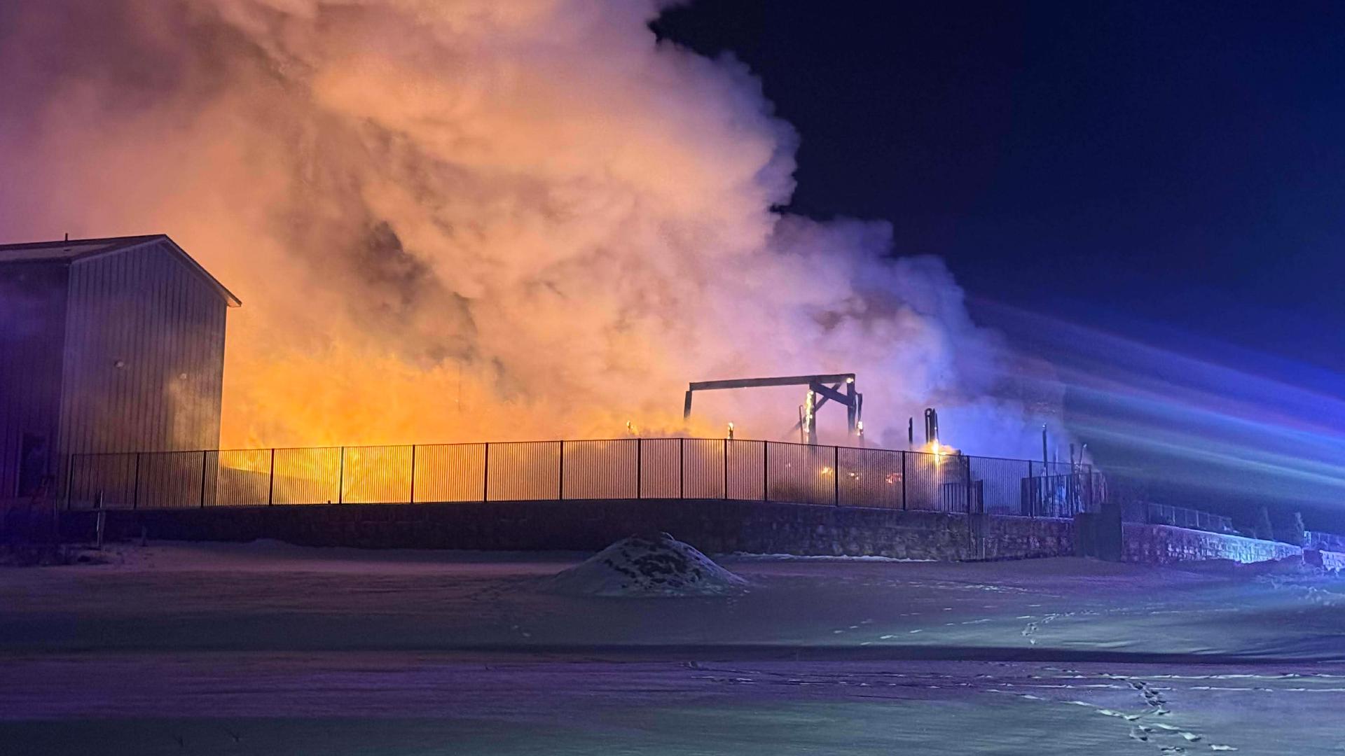 Fire destroys new winery, restaurant in Gasconade County | ksdk.com