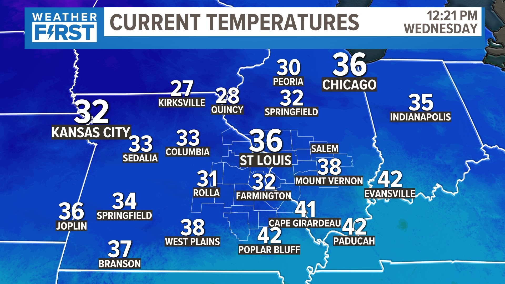 St. Louis forecast: Even colder air settles in by end of week | ksdk.com