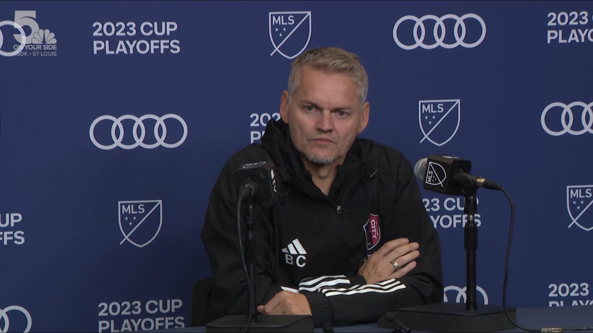 St. Louis CITY SC head coach Bradley Carnell on Match 2 against ...