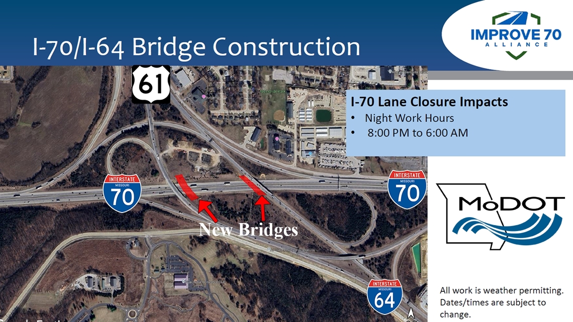 MoDOT crews to start year-long construction at major interchange | ksdk.com