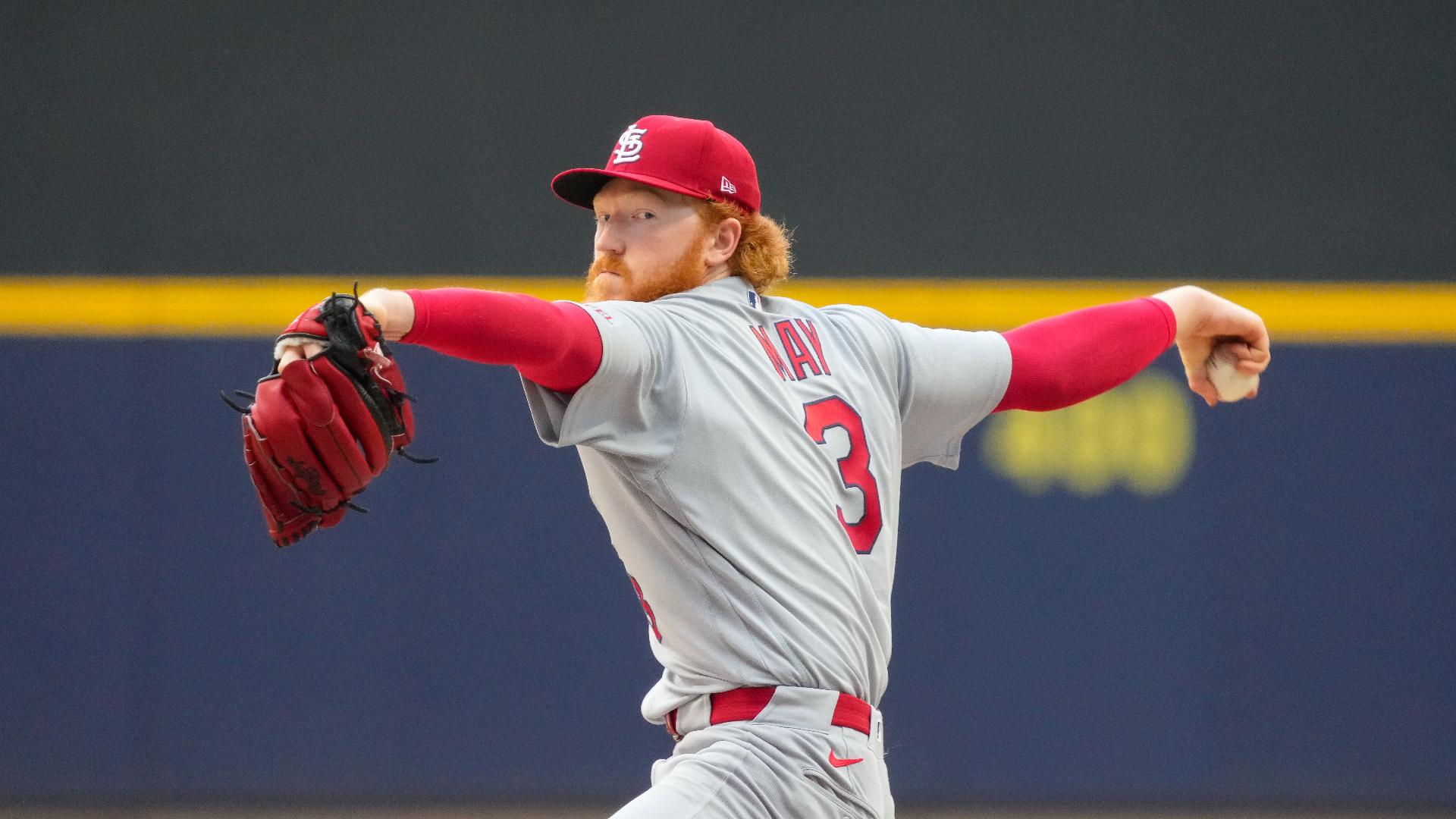 Dustin May loses no-hit bid in eighth, Cardinals offense falters in ...