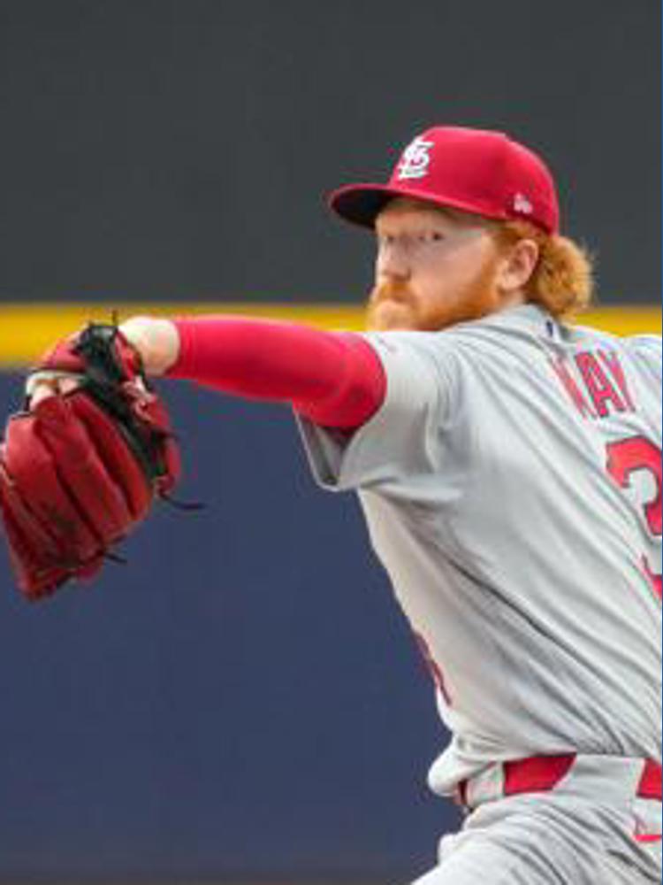 Dustin May loses no-hit bid in eighth, Cardinals offense falters in ...