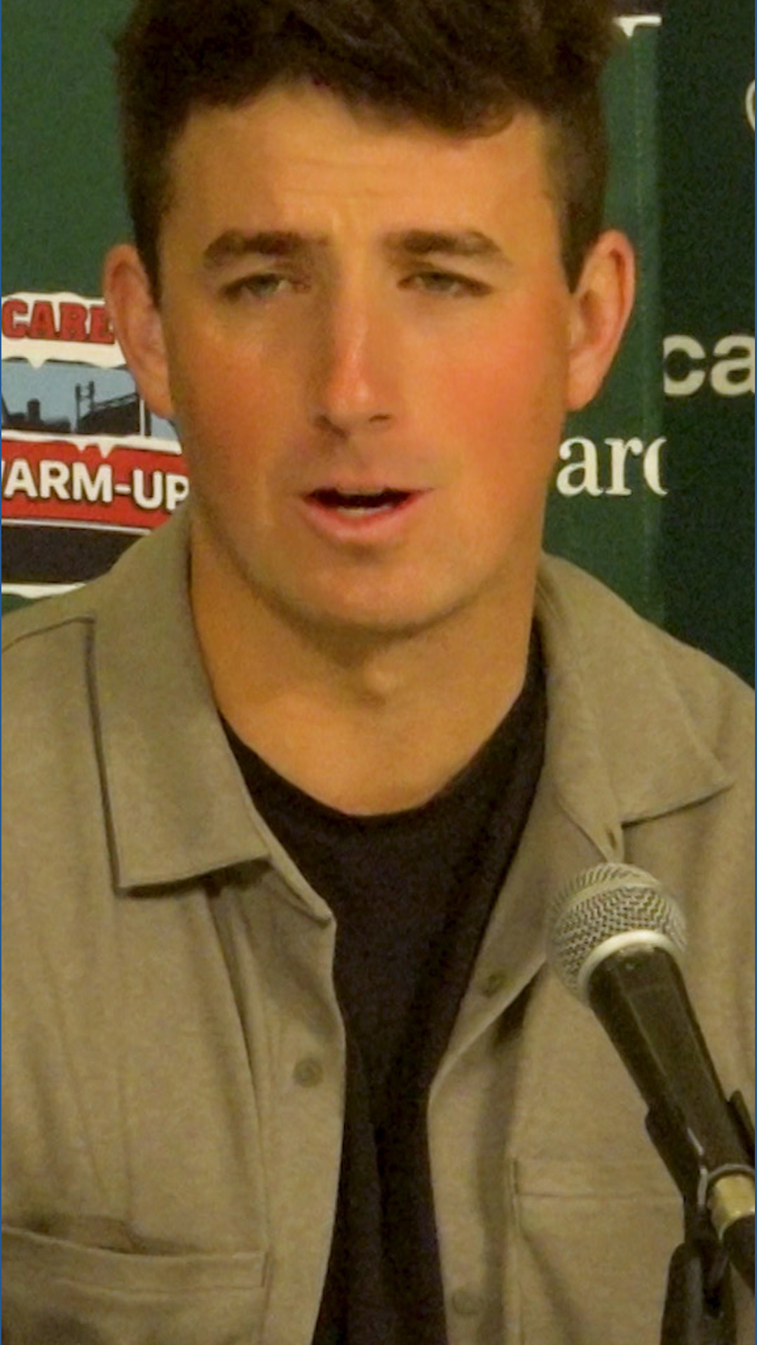 St. Louis Cardinals Thomas Saggese and Michael McGreevy talk with media ...