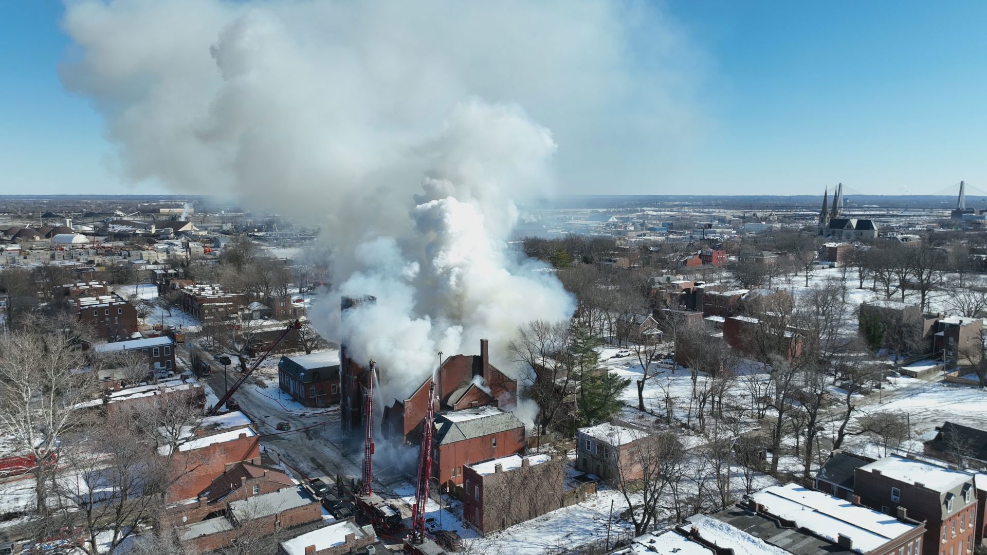 Vacant north St. Louis church suffers partial collapse during Monday ...