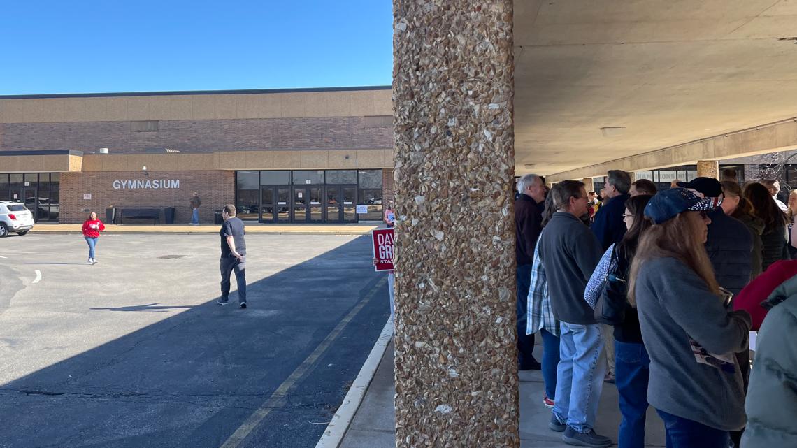 Hundreds gathered for the Missouri GOP presidential caucus | ksdk.com
