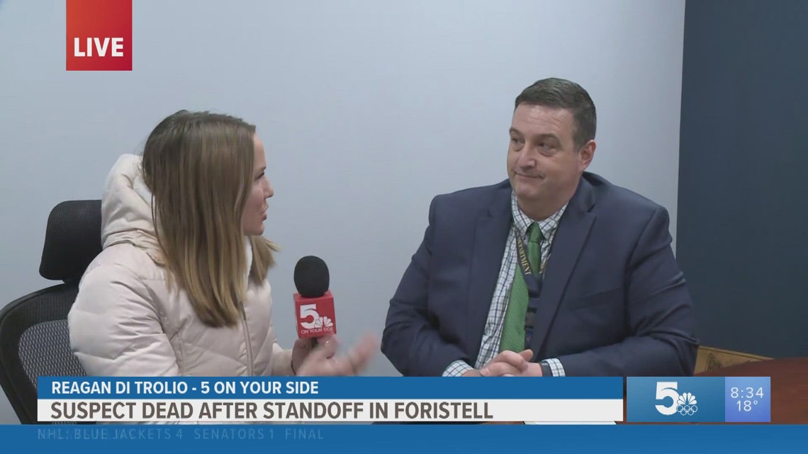 Suspect in double shooting dead after standoff in Foristell | ksdk.com