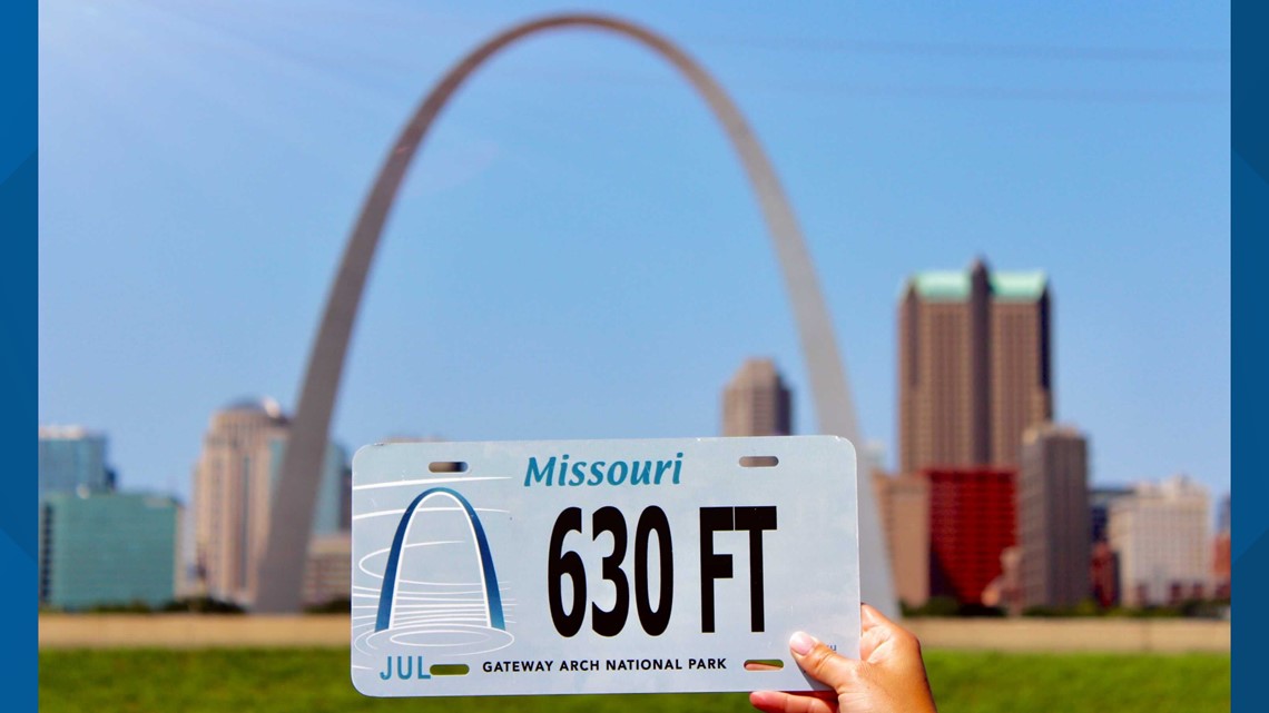 Arch license plate design for Missouri drivers | ksdk.com
