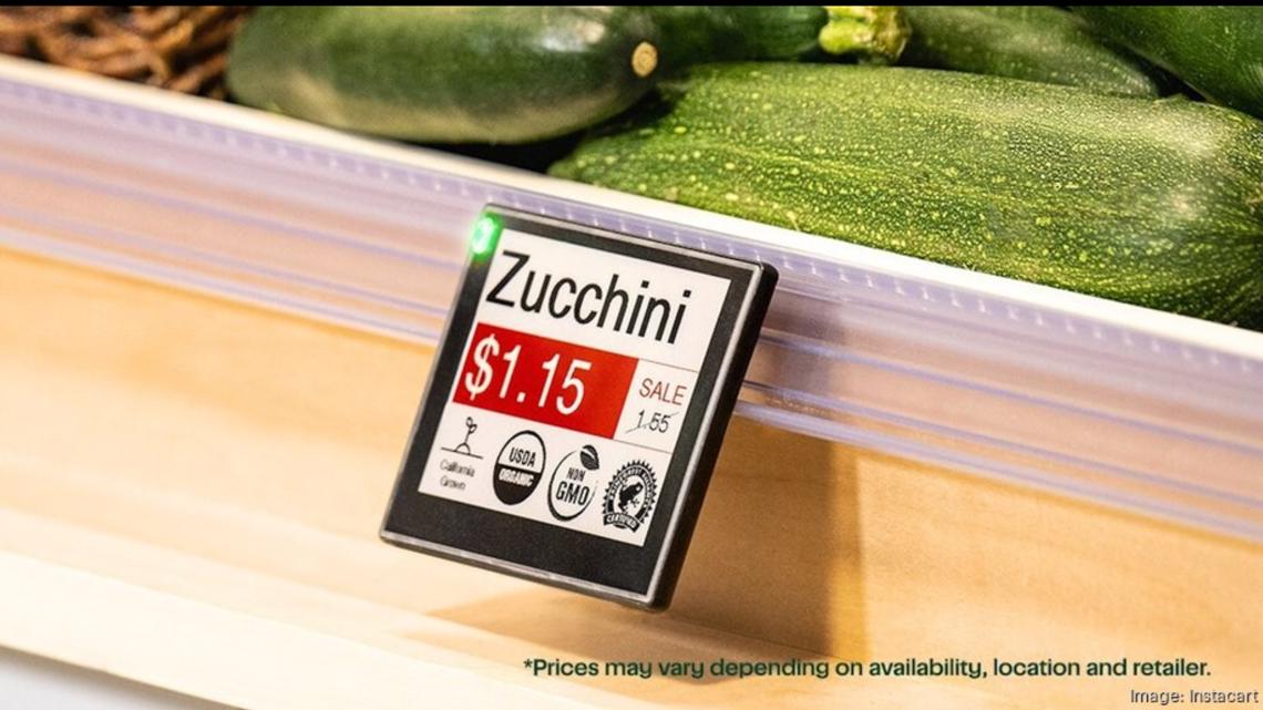 Schnucks rolls out new Instacart shelf labels | ksdk.com