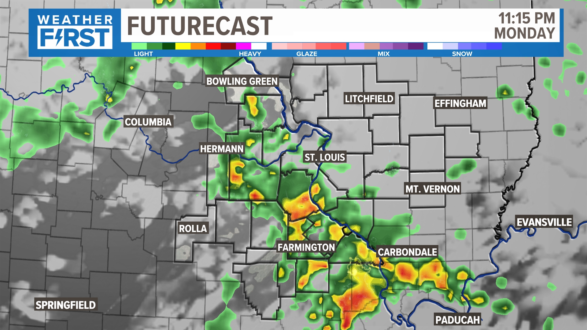 St. Louis forest: Rain chances dominate week ahead | ksdk.com