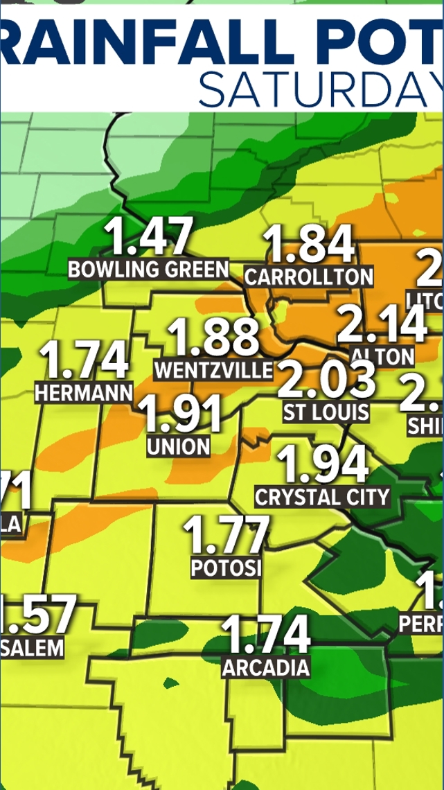 Where and when storms will hit St. Louis on Saturday | ksdk.com