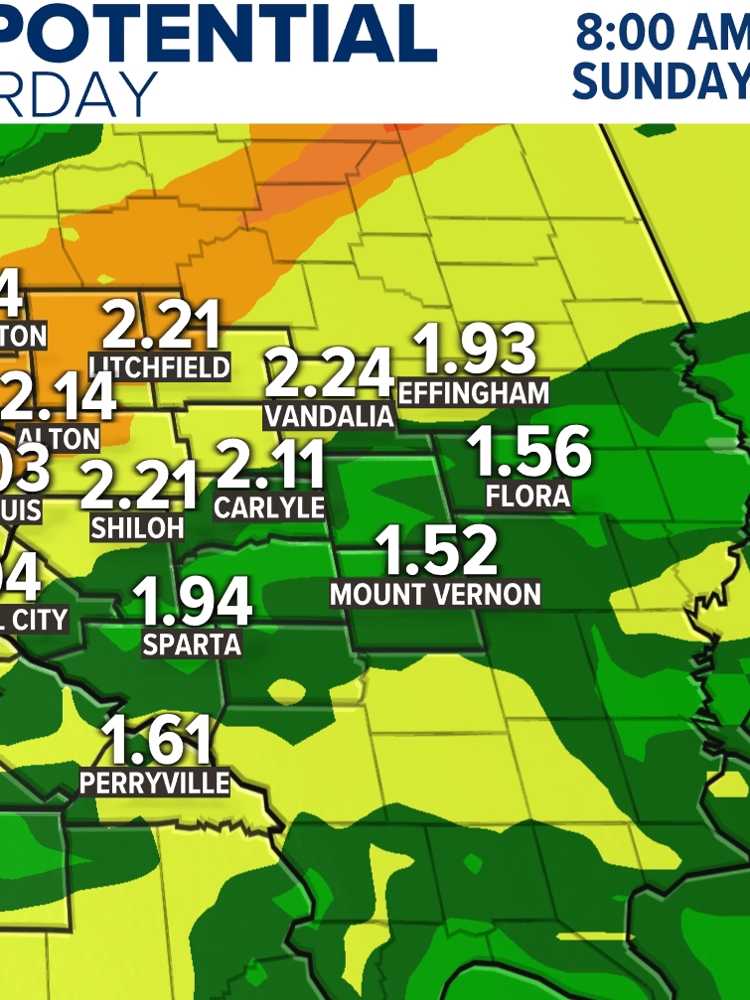 Where and when storms will hit St. Louis on Saturday | ksdk.com