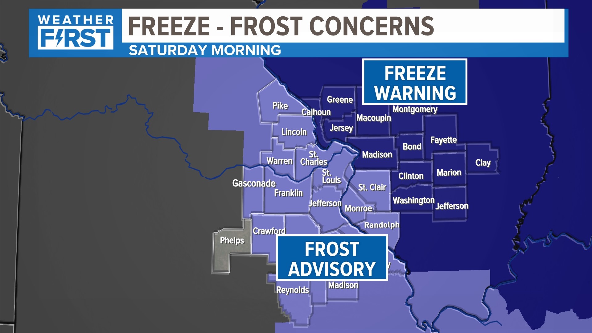 Weather Alert for widespread frost around St. Louis | ksdk.com