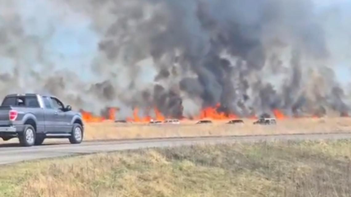 St. Louis wildfire burns over 100 acres, likely caused by thrown ...