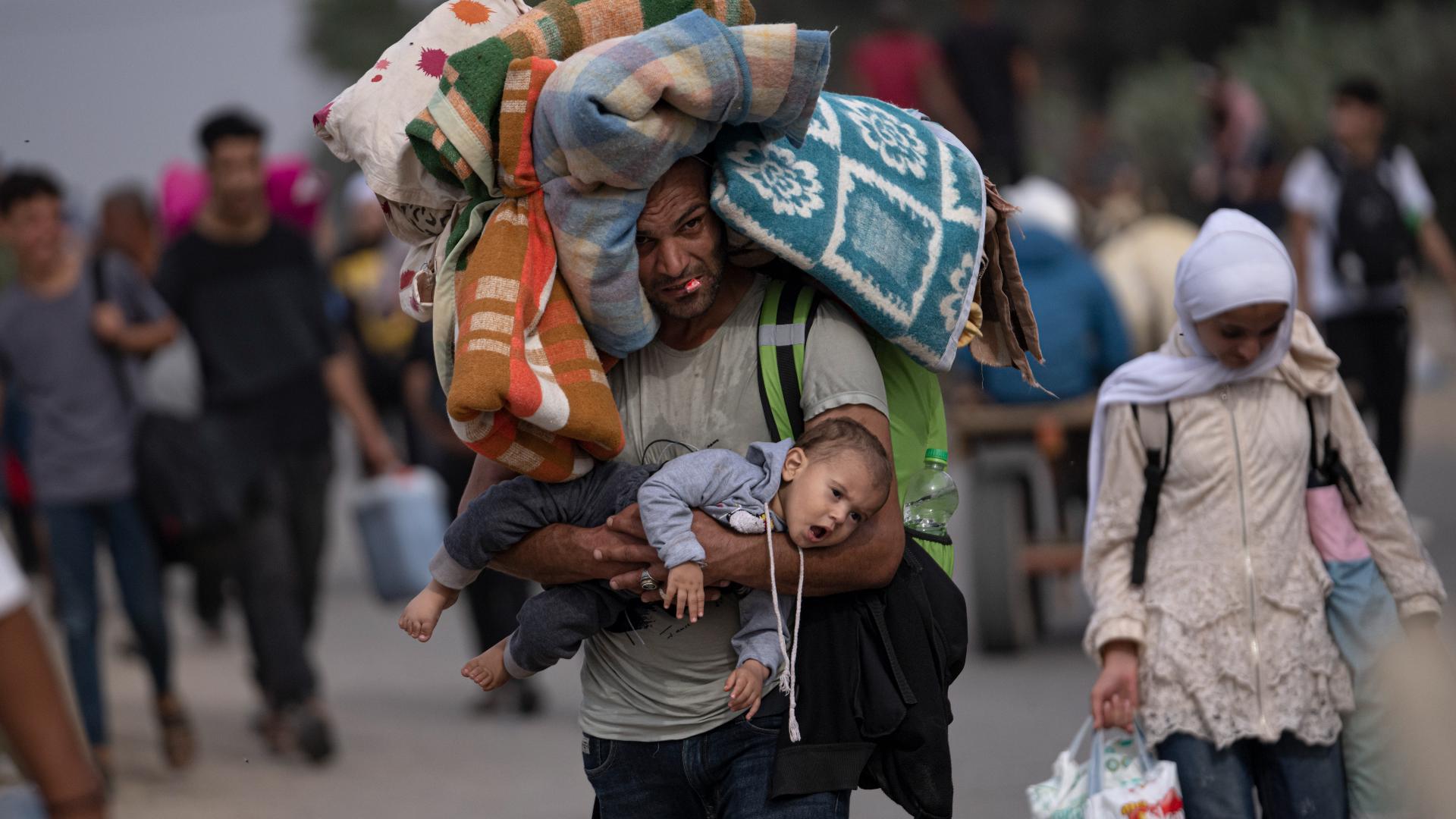 Displaced family's year of fleeing across devastated Gaza Strip | ksdk.com
