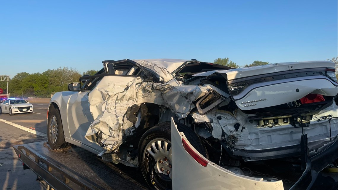 MSHP troopers, Glendale officer injured after semi hits vehicles | ksdk.com