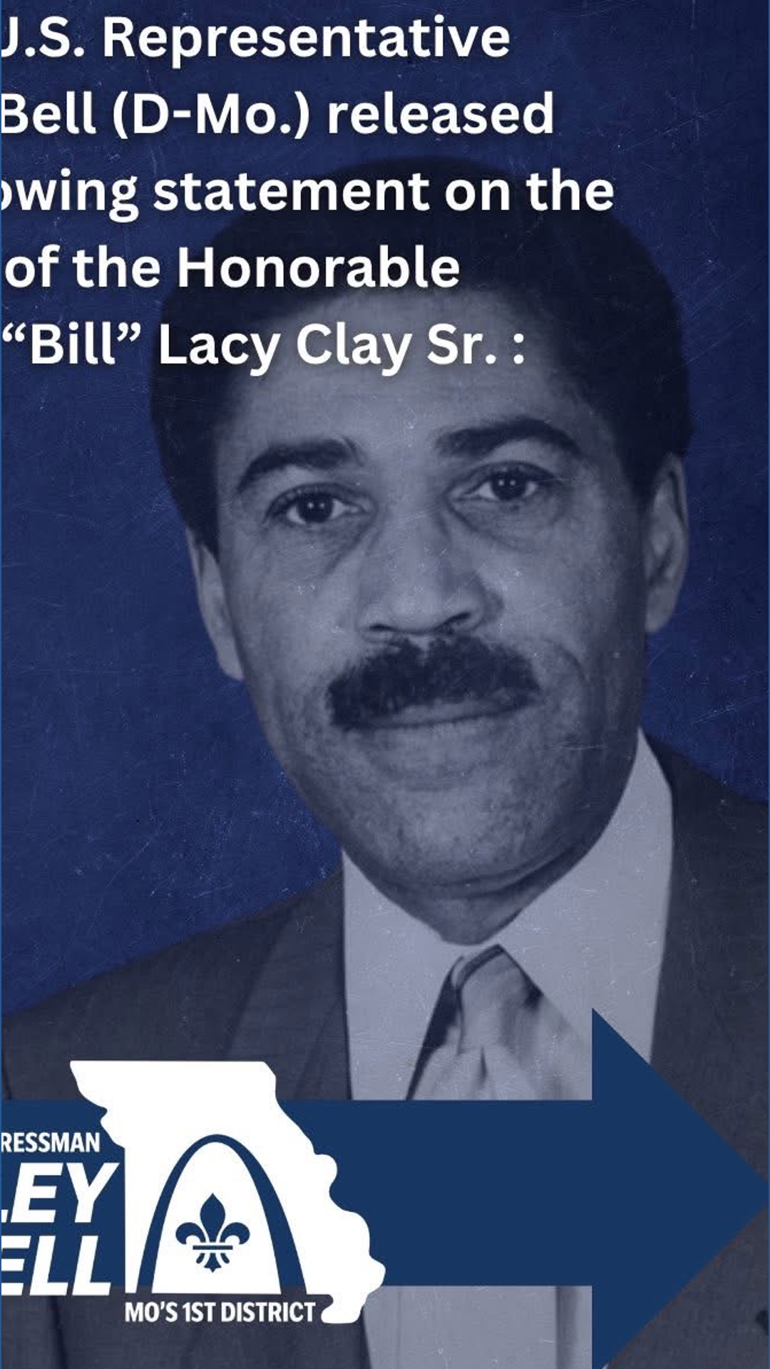 Missouri's 1st Black US Congressman Bill Clay Sr. dies at 94 | ksdk.com