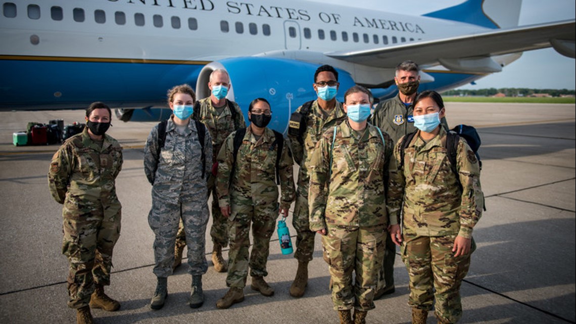 Medical airmen return Scott Air Force Base | ksdk.com