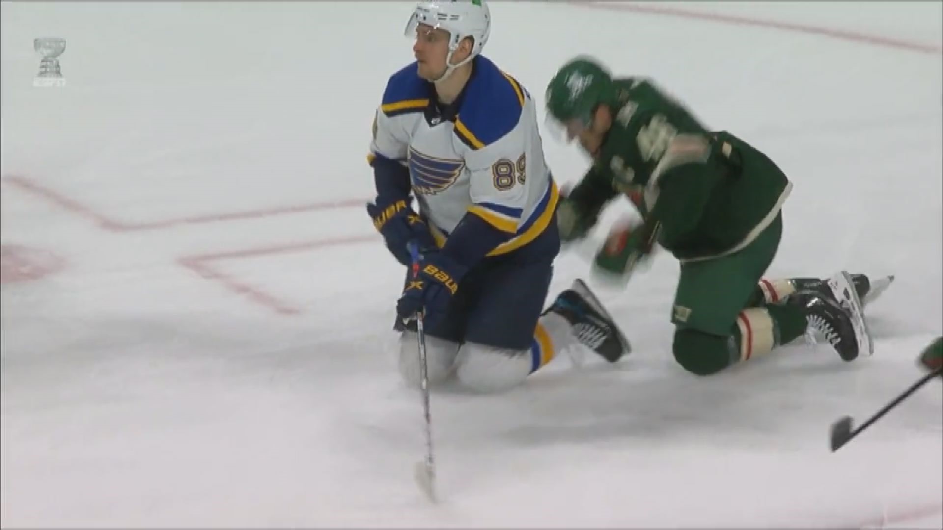 Wild's Jared Spurgeon fined for cross-checking Blues' Buchnevich | ksdk.com