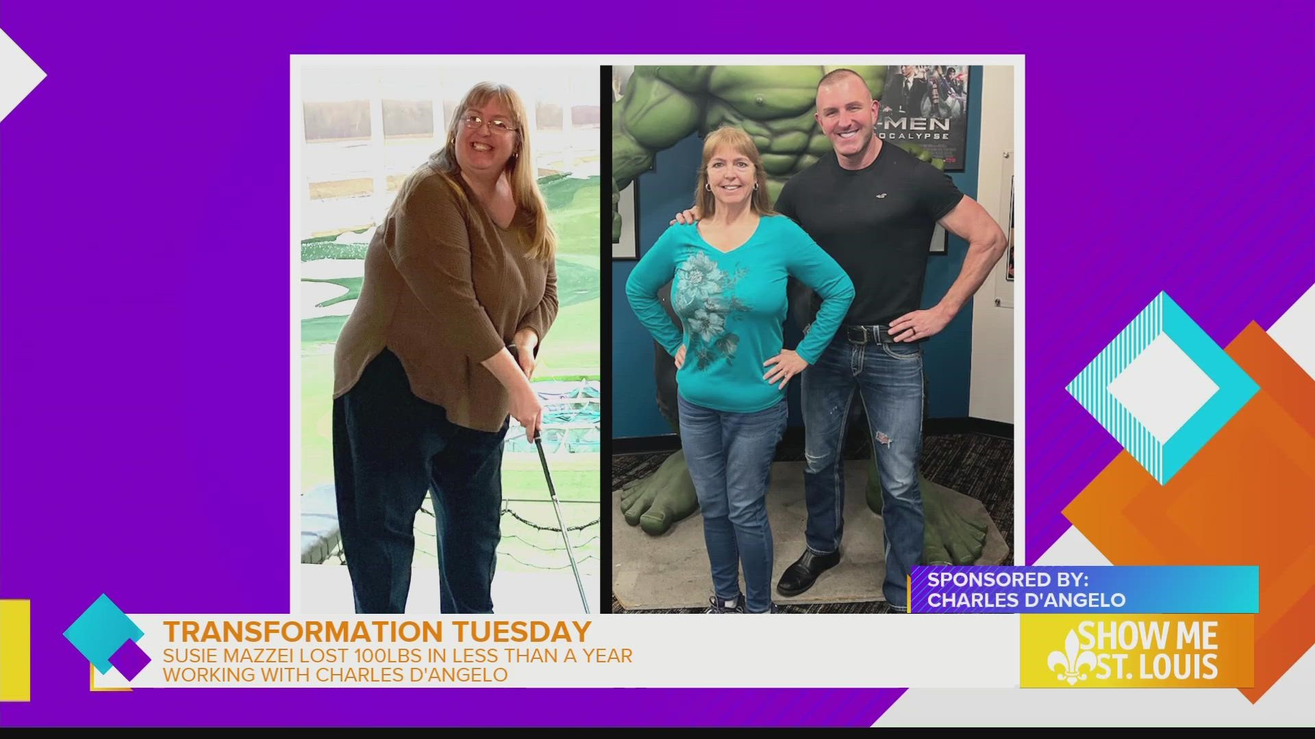 Susie Mazzei transforms with help from Charles D'Angelo | ksdk.com