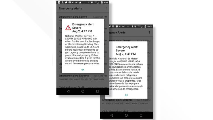 Emergency weather phone alerts: What they mean, how to turn them on ...